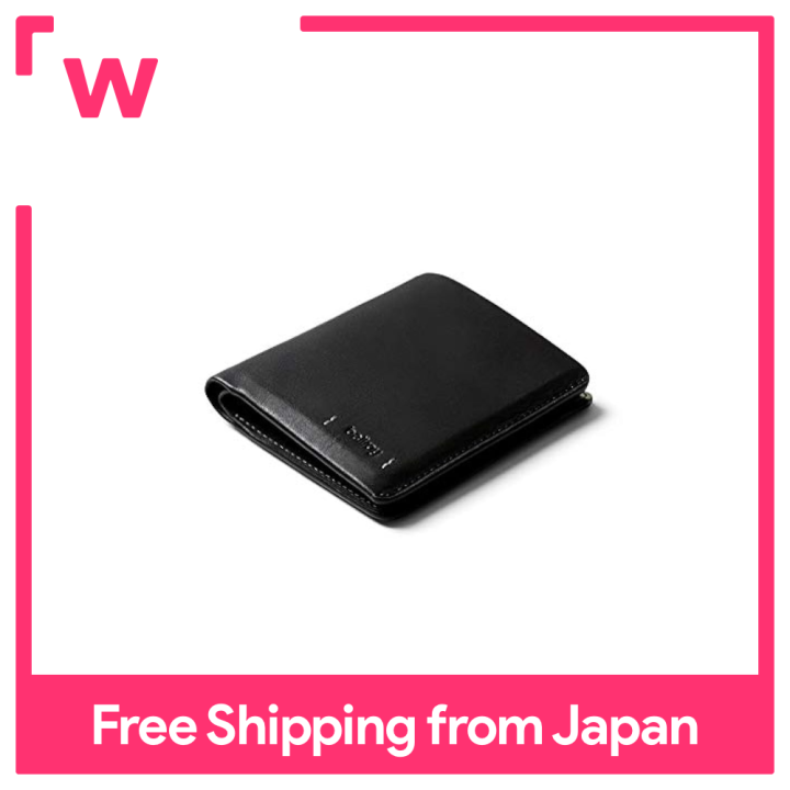 Bellroy Note Sleeve - Premium Edition - Black (leather thin fold wallet ...