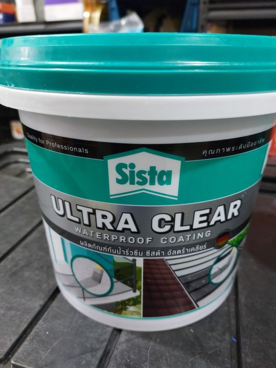 Sista BIG 4LTR ULTRA CLEAR Waterproof Coating - Balcony , Terrace ...
