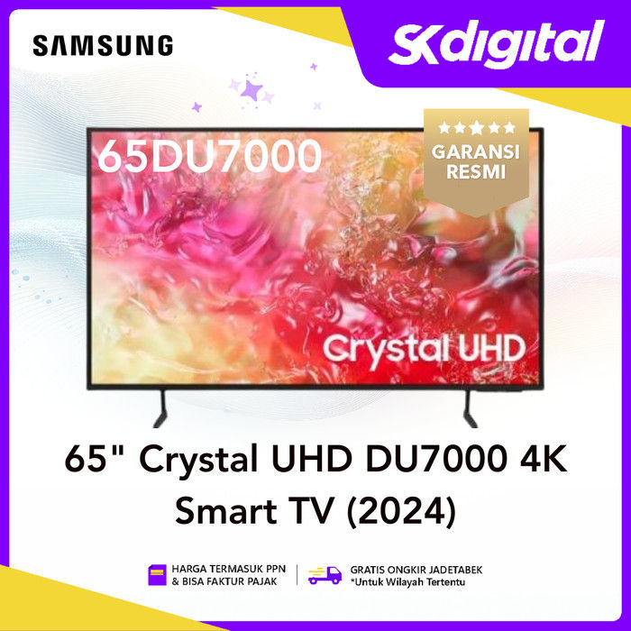 TV Samsung 65DU7000 Crystal Uhd 4K Tizen OS Smart TV 65 Inch UA65DU7000KXXD | Lazada Indonesia