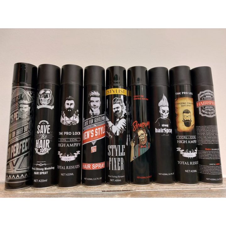 RANDOM! Hair Spray Styling SPRAY RAMBUT LELAKI Extra Hold 420ml (West ...