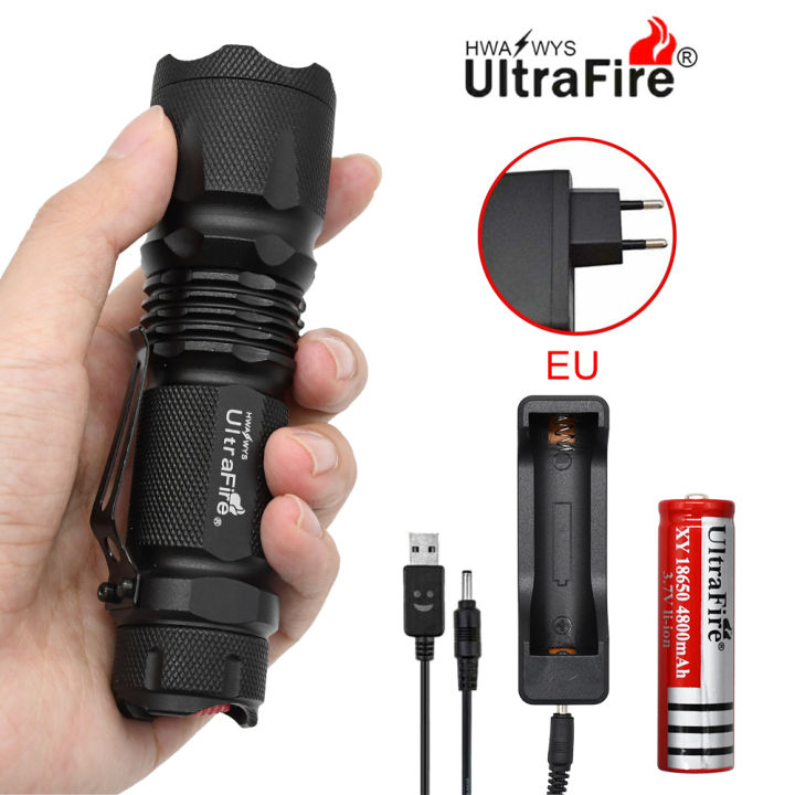 Original UltraFire Powerful 90000LM X 800 Tactical Military T6 LED Flashlight Torch Work Light ...