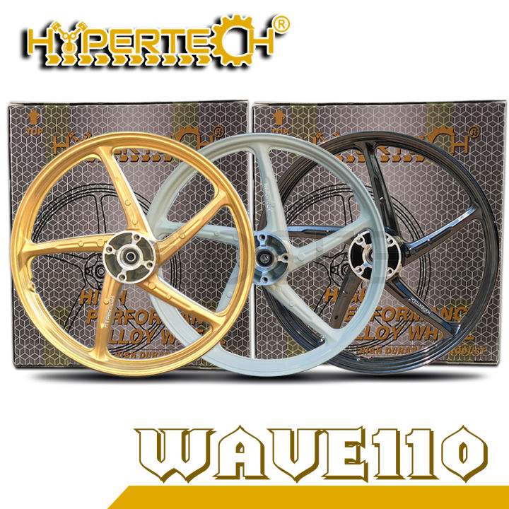 Hypertech Mags 5 Spokes 522 Mags For HONDA Wave110 XRM125 Smash 115 1 ...