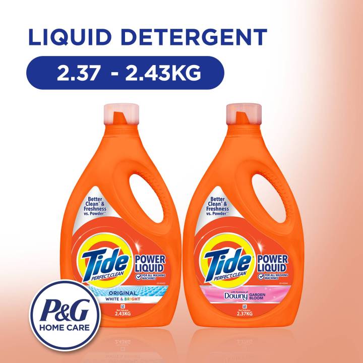 Tide Liquid Detergent Original White & Bright Garden Bloom 2.5KG-2.55KG ...