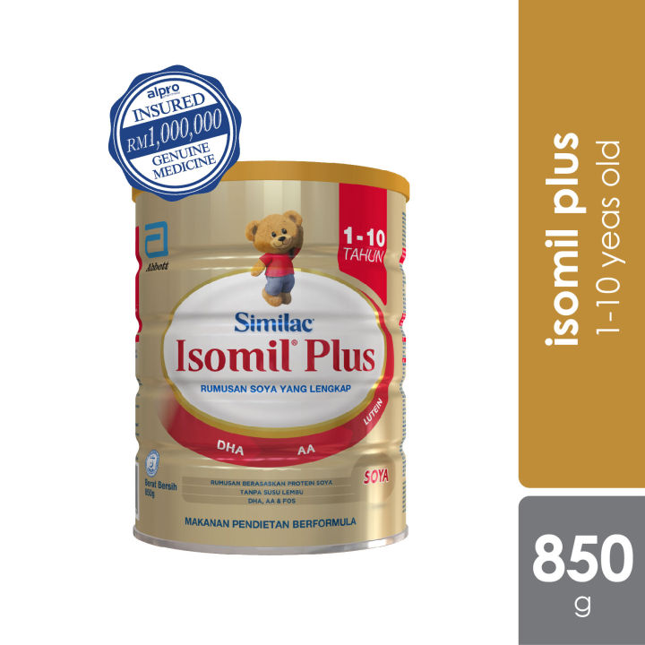 Abbott Isomil Plus 1-10 Years 850g | Lazada