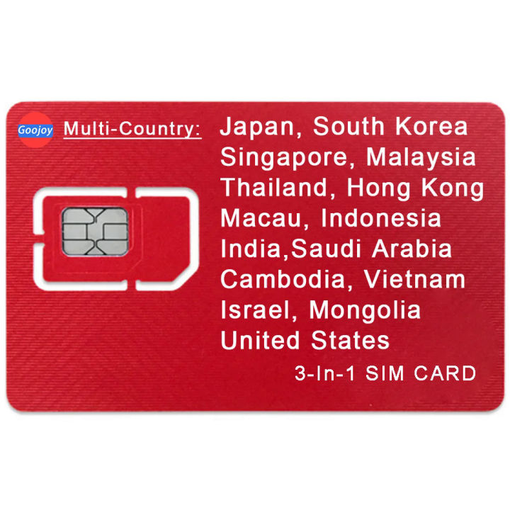 Multi-country Prepaid Data Sim Card,Japan,Korea,Hong Kong,au,India ...