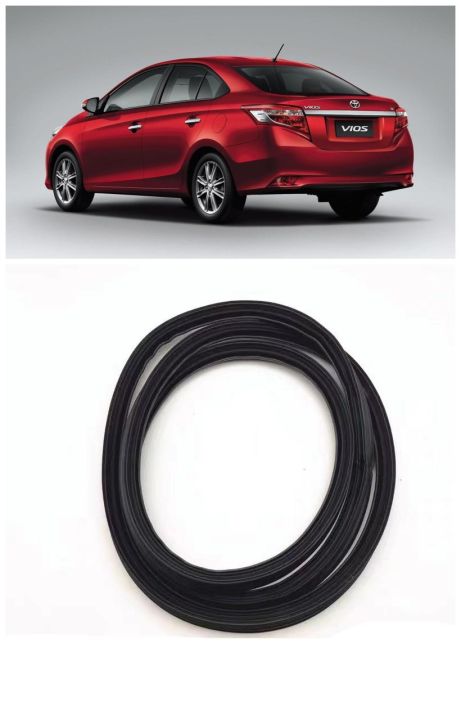 Rear Door Weatherstrip Tailgate Rubber for toyota vios gen3 supman 2013 ...