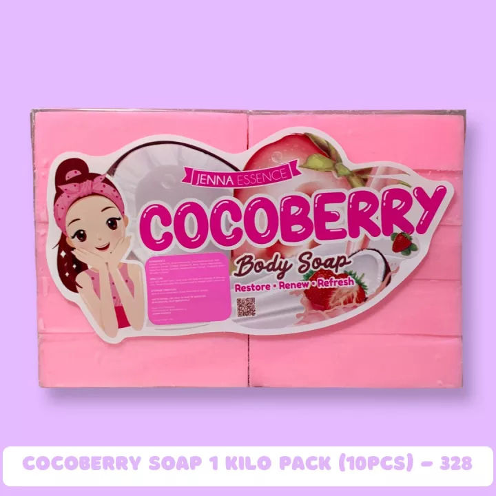 Jenna Essence COCOBERRY WHITENING SOAP 1 KILO NEW PACKAGING | Lazada PH
