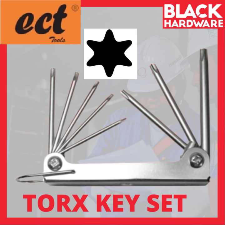 BLACK HARDWARE ECT Star Allen Key Set Torx Allen Key Bunga Torx ...