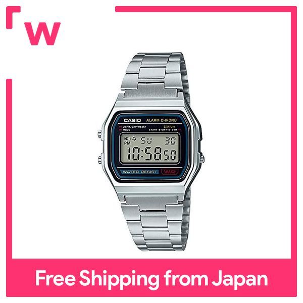 [Casio] Watch Casio Collection A158WA-1JH Men's Silver | Lazada