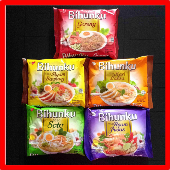 Bihunku rasa goreng ayam bawang asam pedas kari laksa soto baso sapi ...