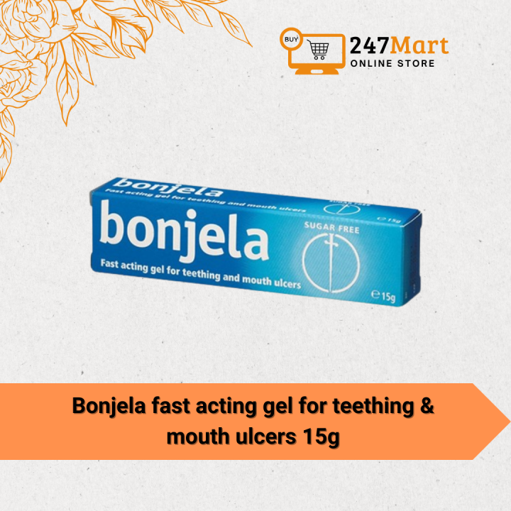 Bonjela fast acting gel for teething & mouth ulcers 15g | Lazada