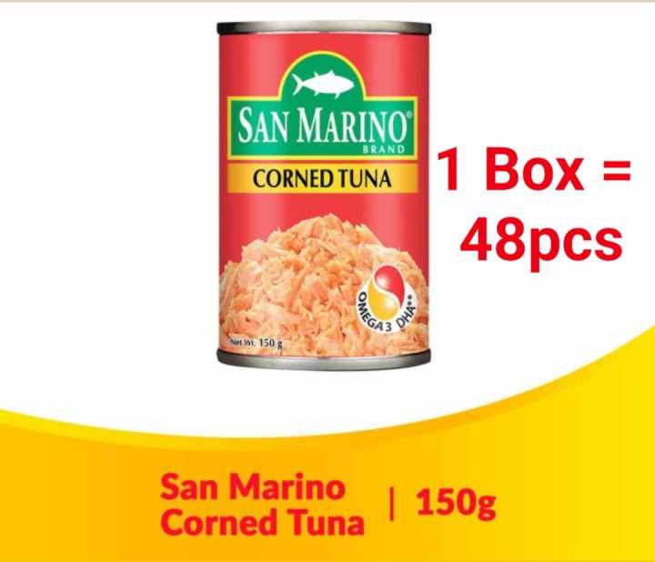 San Marino Corned Tuna 150g (48pcs) - 1 Box | Lazada PH