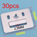 100Pcs Metal Clip for WPC Wall and Ceiling Fluted Cladding Clip Wall ...