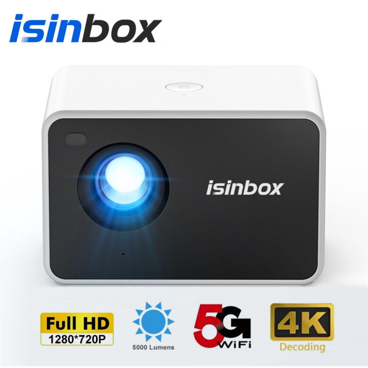 【🥇ฟรี 80 นิ้ว จอโปรเจคเตอร์ + สนับสนุน】iSinbox K11 Projectors 2K ...