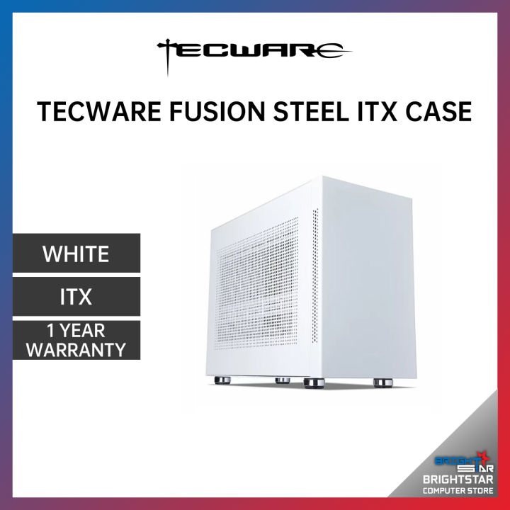 Tecware Fusion Steel ITX Desktop Casing Black / Grey / White | Lazada