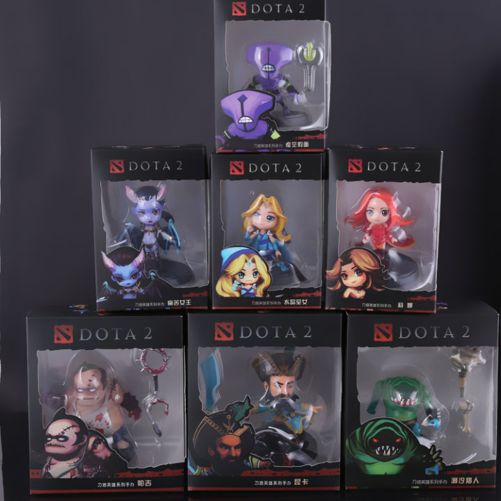 DOTA 2 DEMI HERO ACTION FIGURE TOY 7PCS (SET A) READY STOCK ! MALAYSIA ...