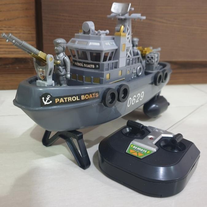 mainan remote control perahu remote kapal laut rc perahu / boat ...