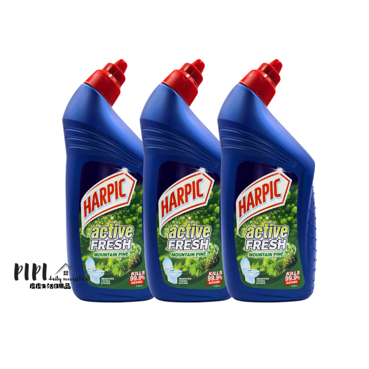 Harpic Active Fresh Mountain Pine 3 x 500ml | Lazada Singapore
