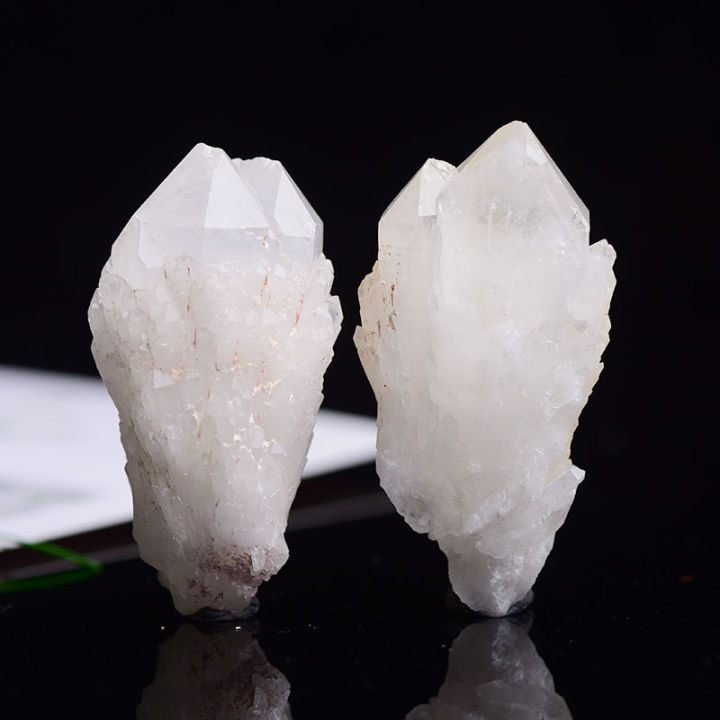 Natural Quartz White Crystal Cluster Healing Stones Crystal Point ...