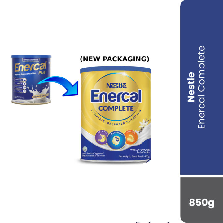 [mobileaid] Wyeth Nutrition Enercal Plus, Milk Powder, 850g x 2 tins ...