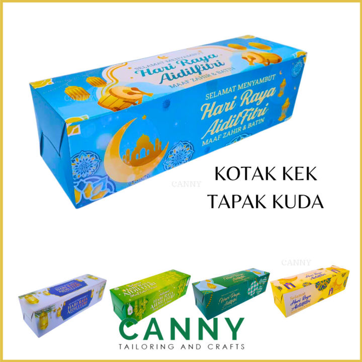 1PCS KOTAK KEK TAPAK KUDA , SWISS ROLL , KEK BATIK / LONG BOX DESIGN ...