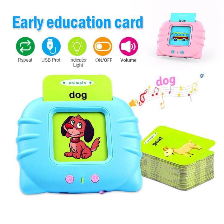 [Ready Stock] Early Education Card Cartoon Chinese & English Flash Card ...