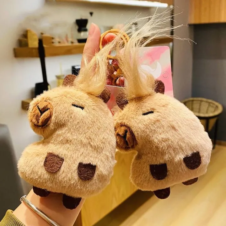 FLUTE Simulation Capybara Capybara Plush Pendant Cartoon Cloth Doll ...