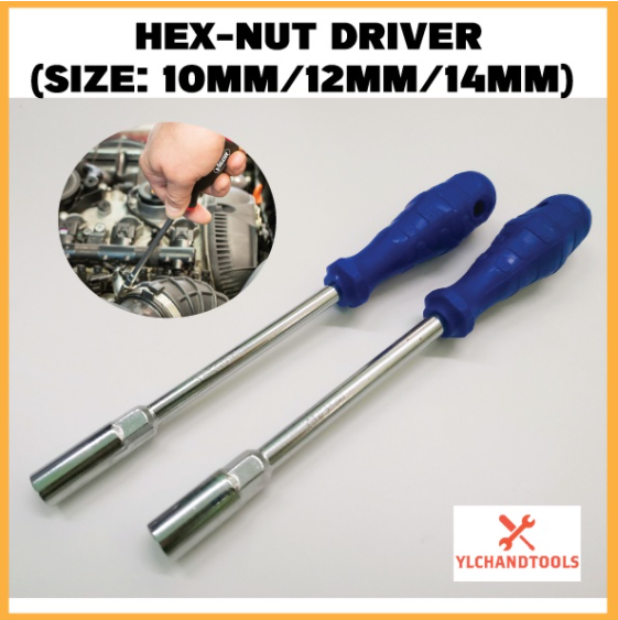 [READY STOCK] Metal Hex Nut Driver Socket Driver Wrench Screwdriver Non ...