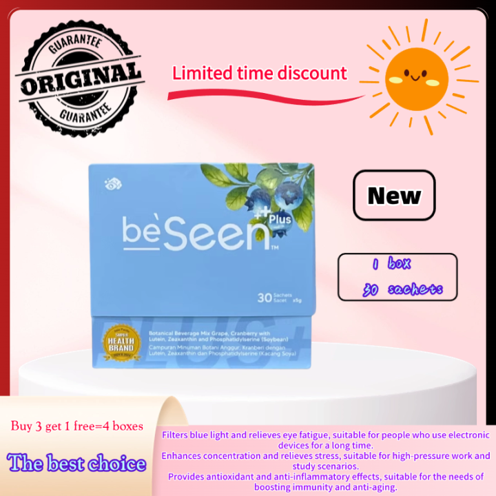 【Buy 3 get 1 free】 Beseen Plus Eye-Brain Booster 30s | Improve Various ...