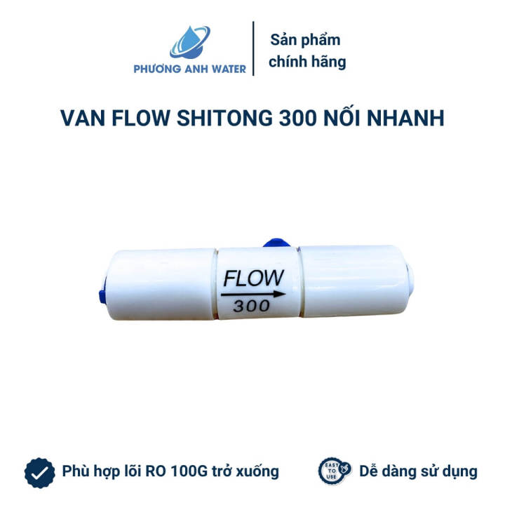 Van Flow SHITONG 300 và 450 nối nhanh dùng xả nước thải cho máy lọc ...