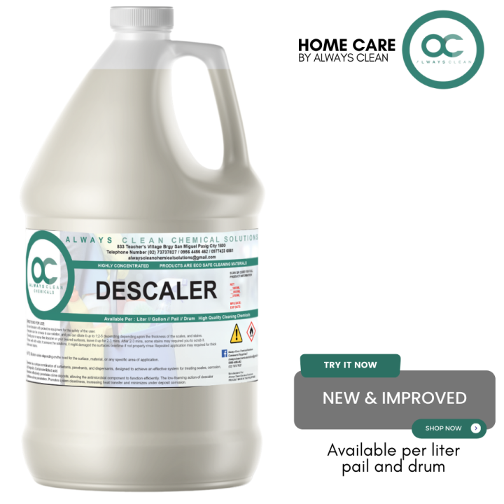 DESCALER SOLUTION 1 GALLON | Lazada PH