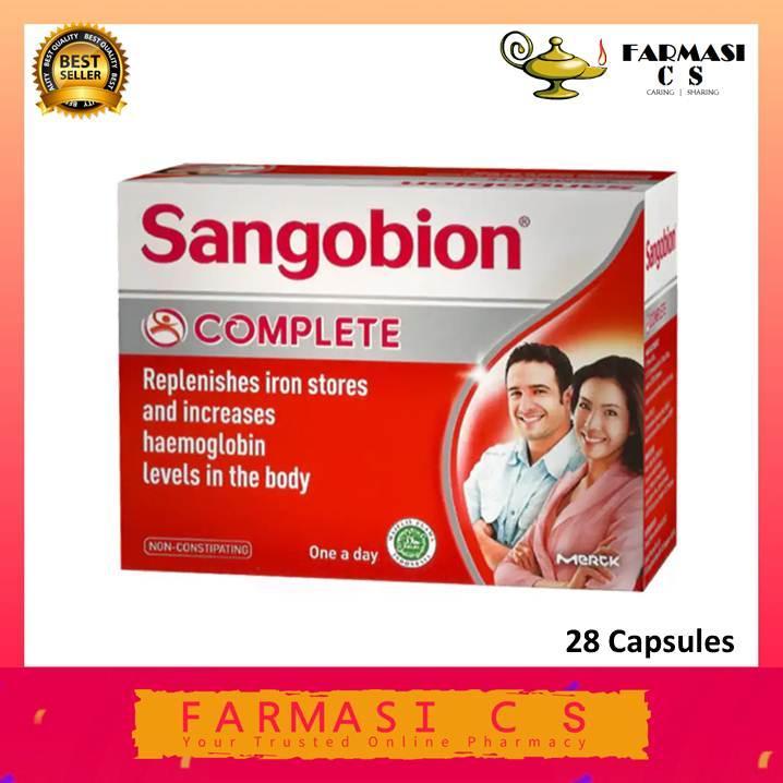 Sangobion Complete 28 capsules EXP:01/2027 [ iron, increase haemoglobin ...