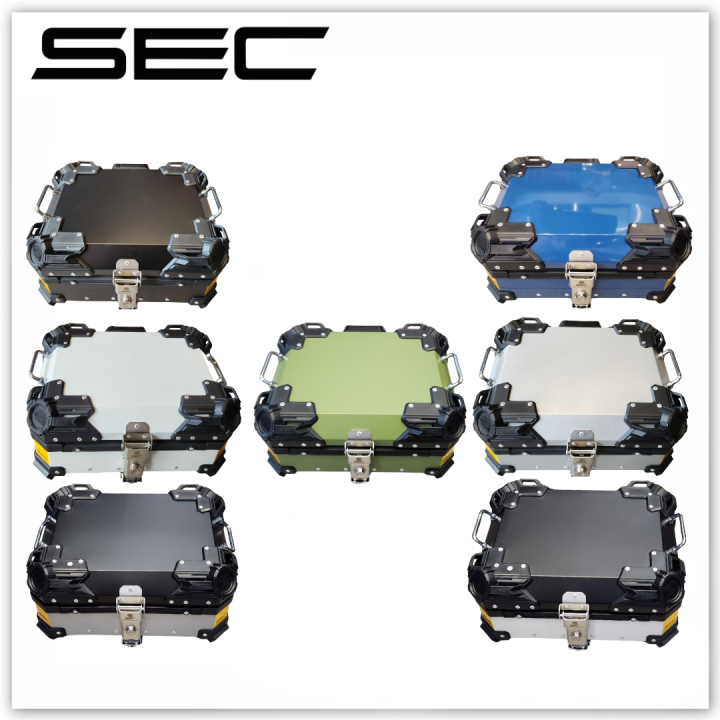 Sec Topbox 28 Liters Top Box for Motorcycle Alloy Box - Basic (DSEC ...