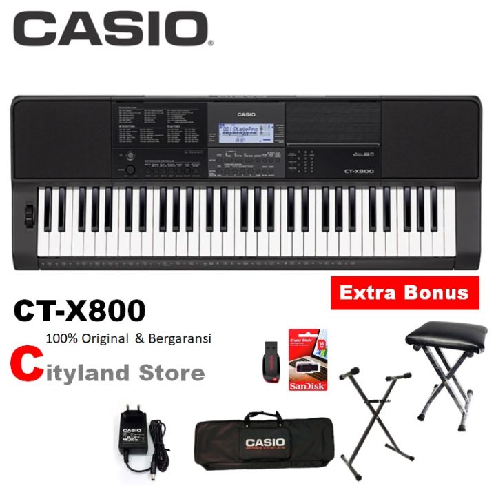 Portable Keyboard Casio CTX800/ CT-X800/ CTX-800 Original | Lazada ...