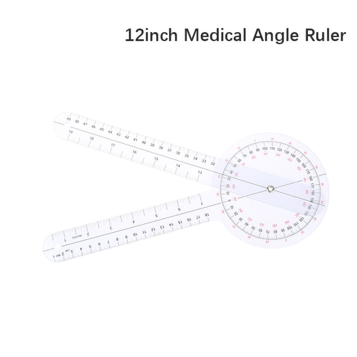 GlowHealthH Goniometer Medical Joint Ruler Calibrated Orthopedics ...