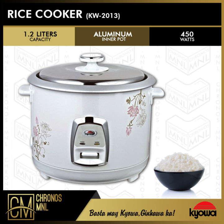 Chronos | Kyowa KW-2013 Rice Cooker with Steamer Stainless Steel Cover ...