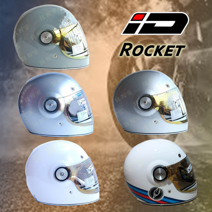 ID Helmet ROCKET Classic Vintage Helmets ( Full-face ) - Multiple ...