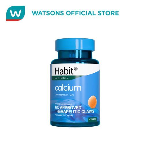 HABIT Calcium with Magnesium + Zinc 45 tablets (Bone health) | Lazada PH