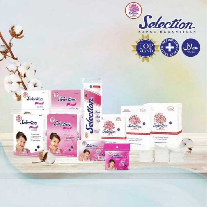 KAPAS SELECTION FACIAL COTTON 35GR/50GR/75GR/ SELECTION COTTON BUD ...