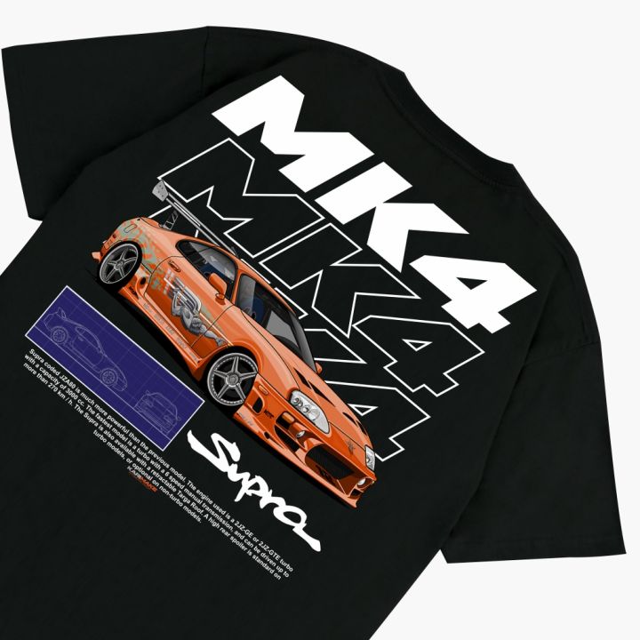 KAWKAWSTORE Kaos Baju Mobil TOYOTA SUPRA MK4 FAST FURIOUS BRIAN O ...