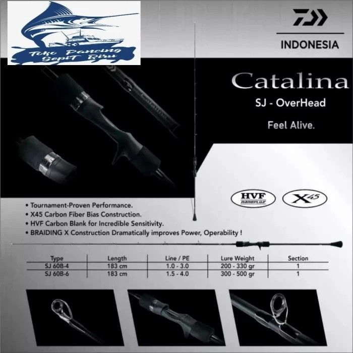 JORAN OH DAIWA CATALINA SLOW JIGGING 60B - SJ 60B 4 | Lazada Indonesia