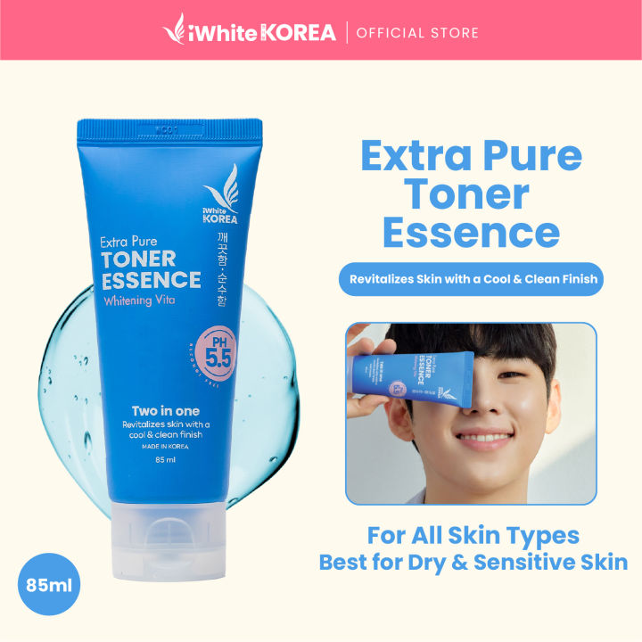 iWhite Korea Extra Pure Toner Essence Whitening Vita 85ml Revitalizes ...