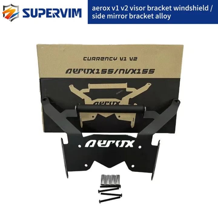 Supervim Motorcycle Aerox Visor Bracket Windshield / Side Mirror ...
