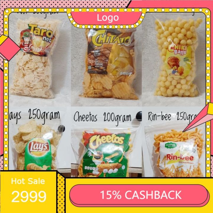 Readystok Kiloan Original Cheetos Lays Chitato Taro Cikiballs Rin-Bee ...