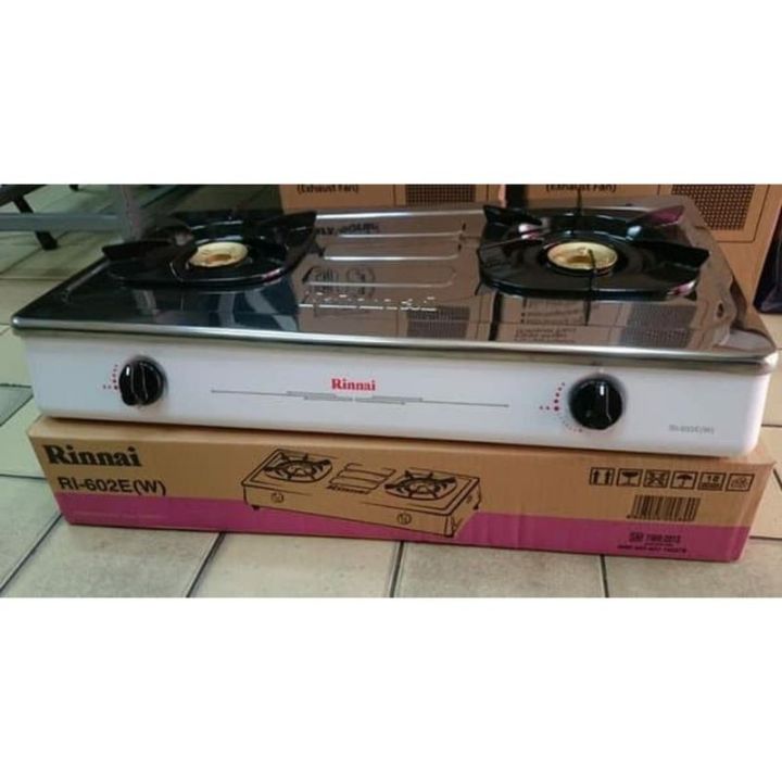 Kompor Gas Rinnai 2 Tungku RI-602E(W) | Lazada Indonesia