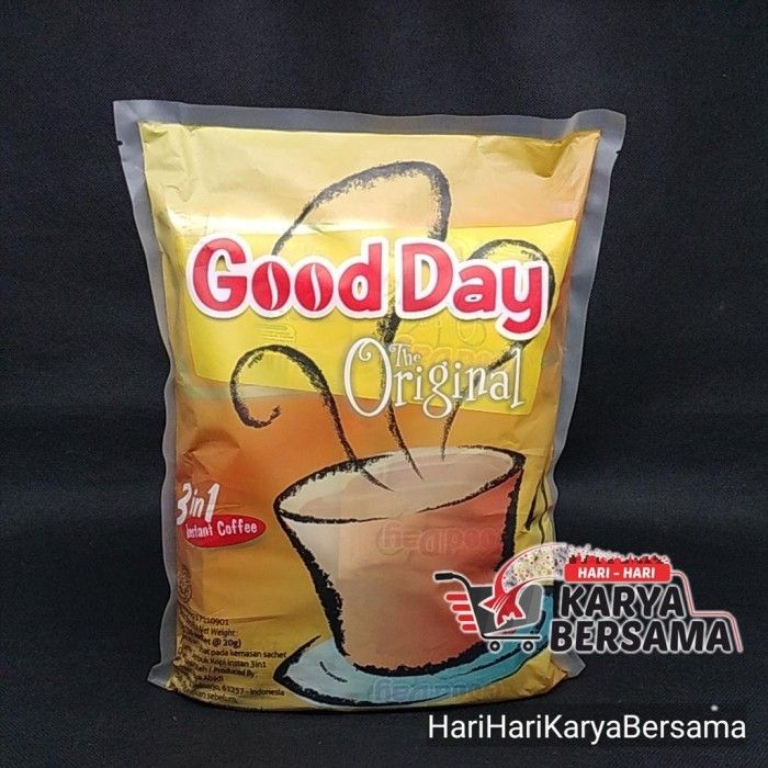 MINUMAN KOPI BUBUK INSTAN GOOD DAY ORIGINAL KOPI BAG 30 SACHET X 20GR ...