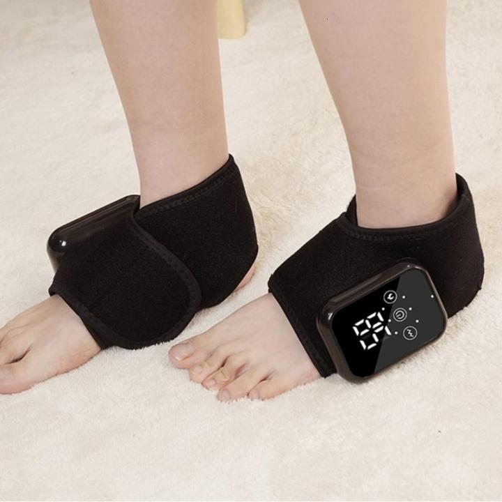 Rechargeable Electric Foot Ankle Massagers With 3 Heat Level Vibrations ...