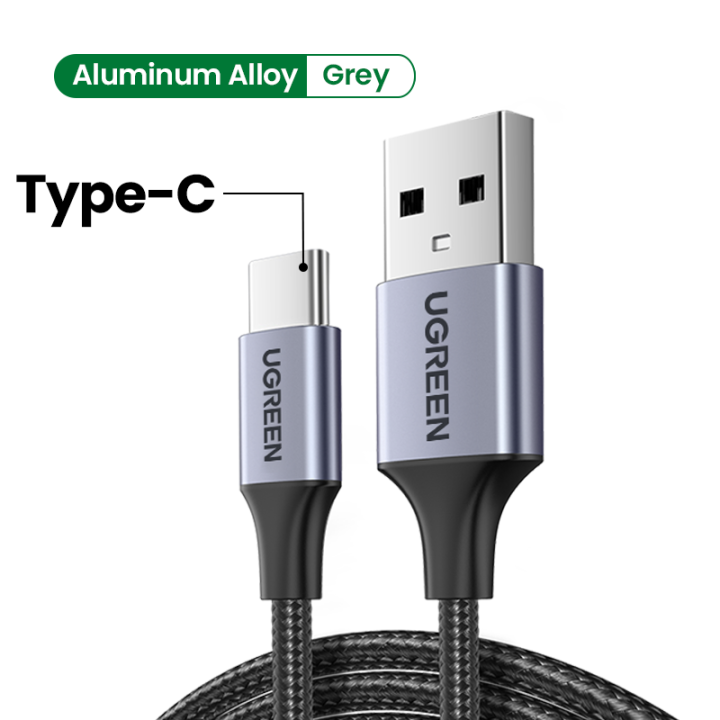 UGREEN Nylon 18W USB Type C Fast charging Cable for Samsung S23 Ultra, Samsung S25 Ultra，Samsung ...