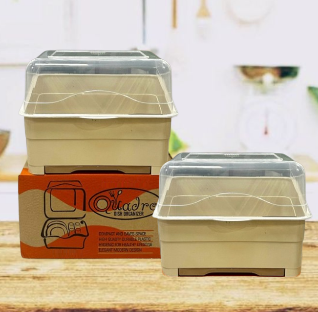 Kitchen Elegant Mini Dish Rack Drainer Organizer With Cover | Lazada PH