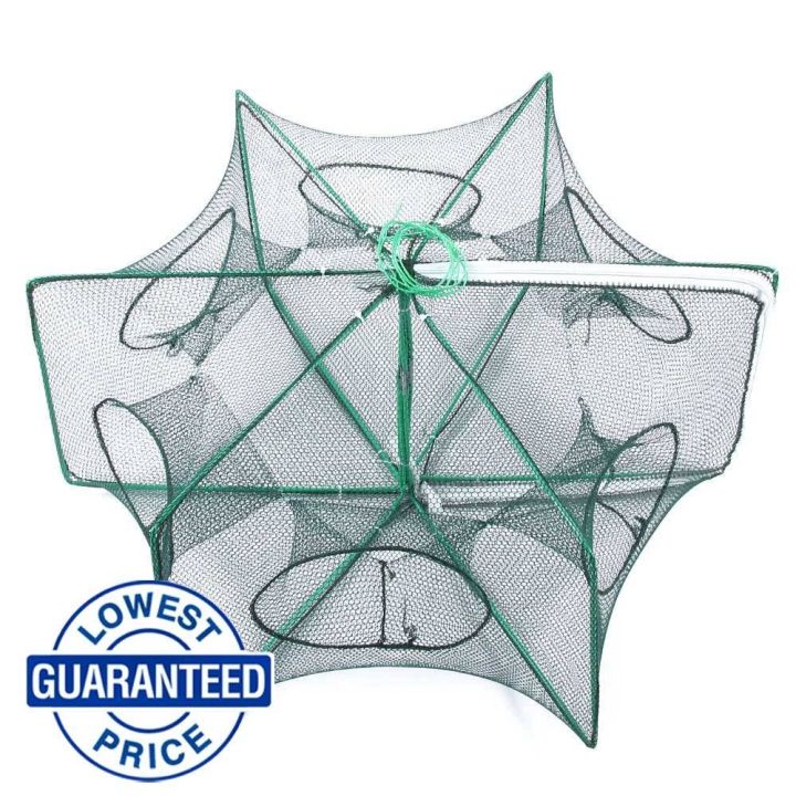 Folding hand throw net hole cage fishing umbrella type fish | Lazada PH